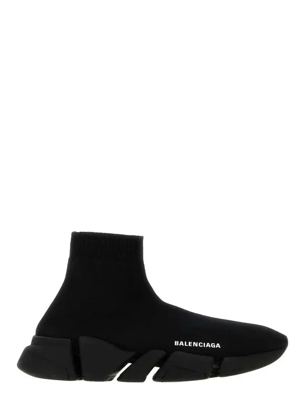 Balenciaga Stretch Nylon Speed 2.0 Sneakers - Black