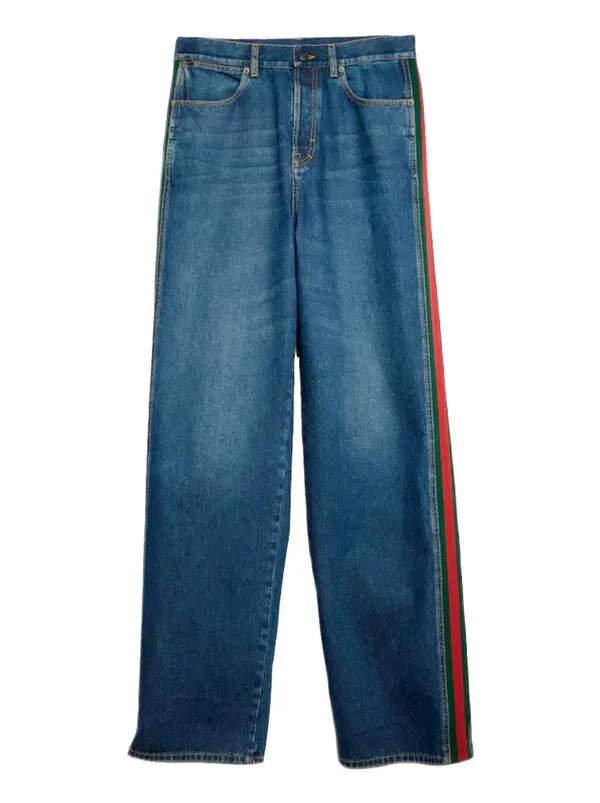 Gucci Denim Baggy Pants - Multicolor