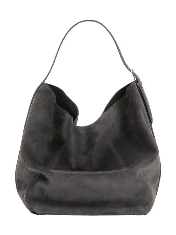 TOTEME Belted Suede Tote - Multicolor