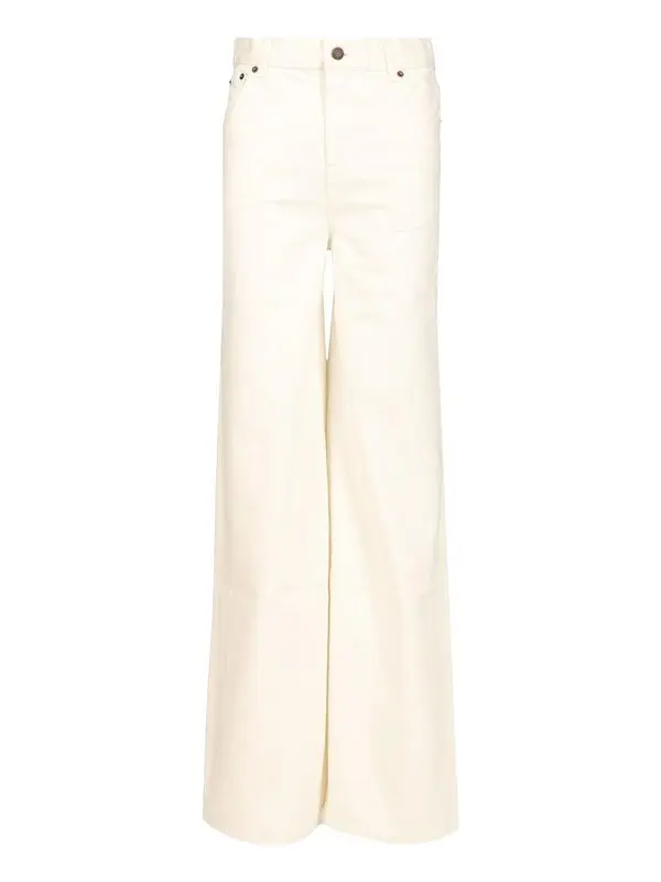 Chloé Wide-leg Jeans - White