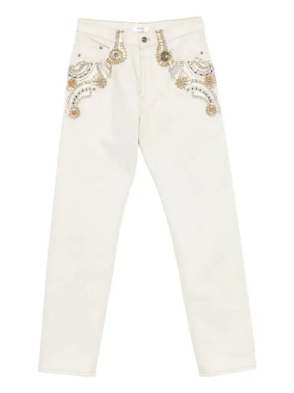 Versace Denim Straight-leg Jeans - Blue