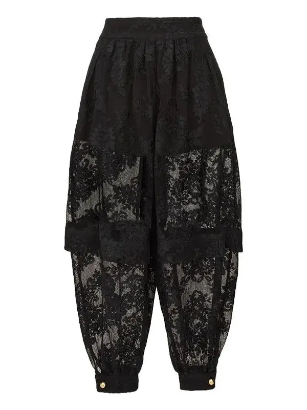 Zimmermann Trousers Tapered Trousers - Black