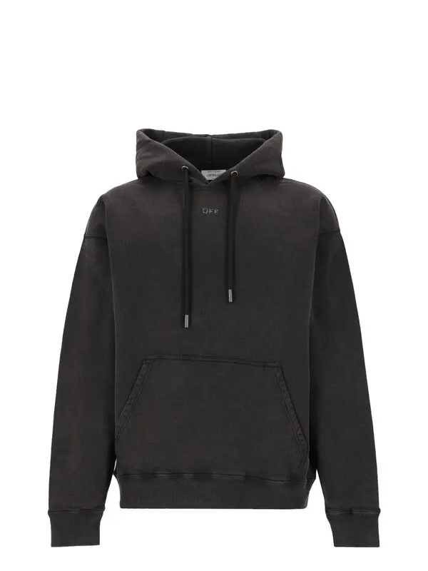 Off-White Swimming Face Hoodie - Black