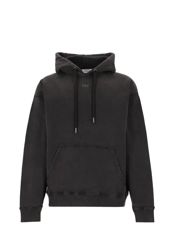 Off-White Swimming Face Hoodie - Black