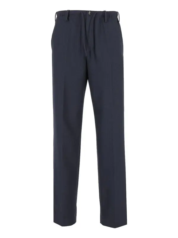 Dries Van Noten Penny Straight Pants - Blue
