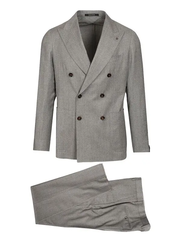 Tagliatore Montecarlo Double-breasted Suit - Gray