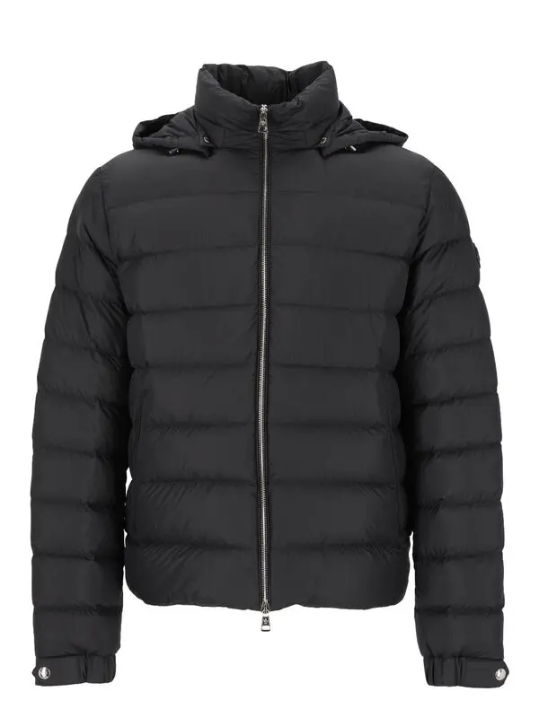 Moncler Arneb Short Down Jacket With Hood - Black