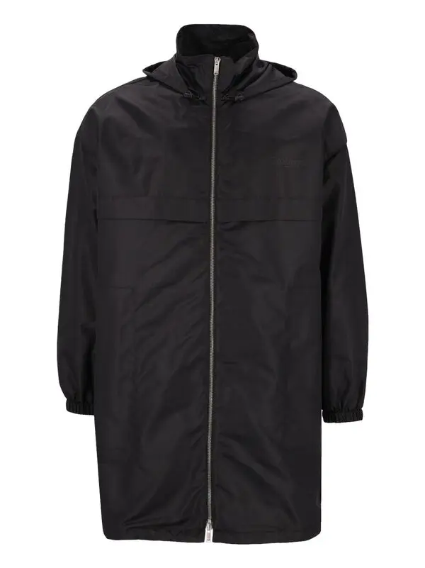 Saint Laurent Water-repellent Nylon Parka - Black