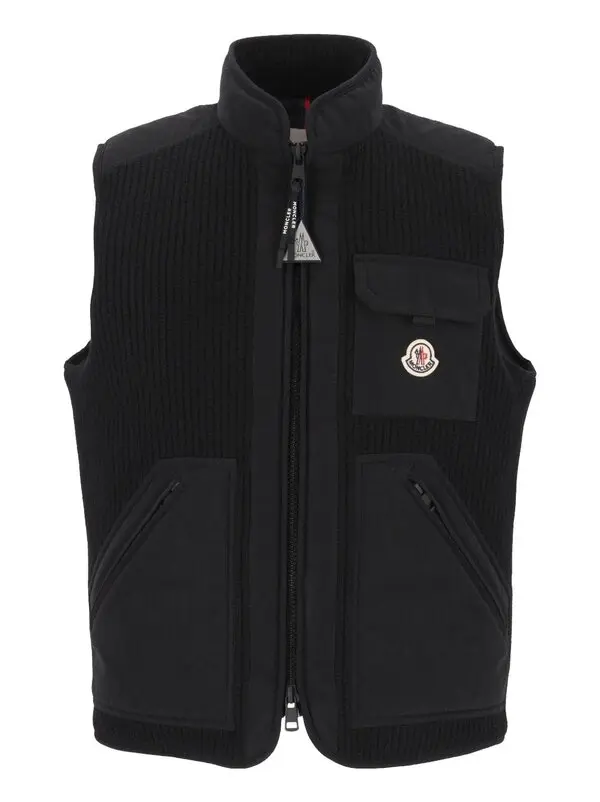 Moncler Lenevra Down Padded Vest - Black