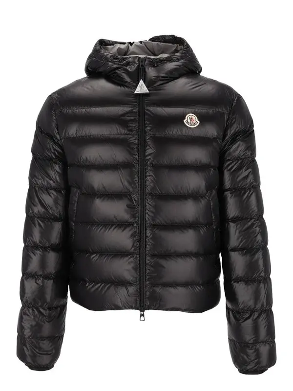 Moncler Forzo Short Packable Down Jacket With Hood - Black