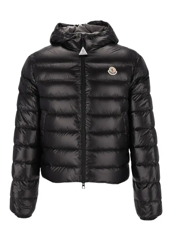 Moncler Forzo Short Packable Down Jacket With Hood - Black