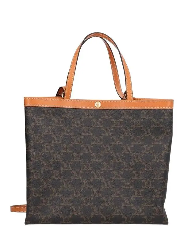 Celine Square Cabas Bag - Brown