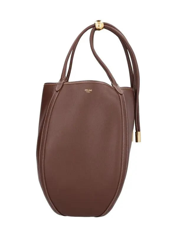 Celine Small Drop Bucket Bag - Brown