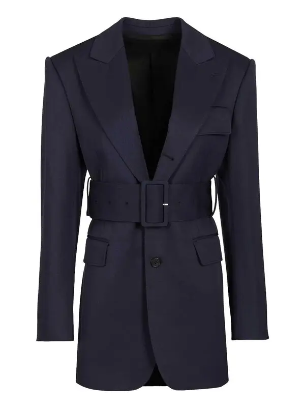 Celine Column Jacket - Blue