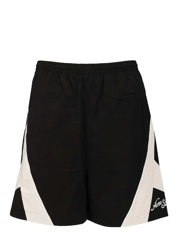 Acne Studios Casual Nylon Shorts - Black