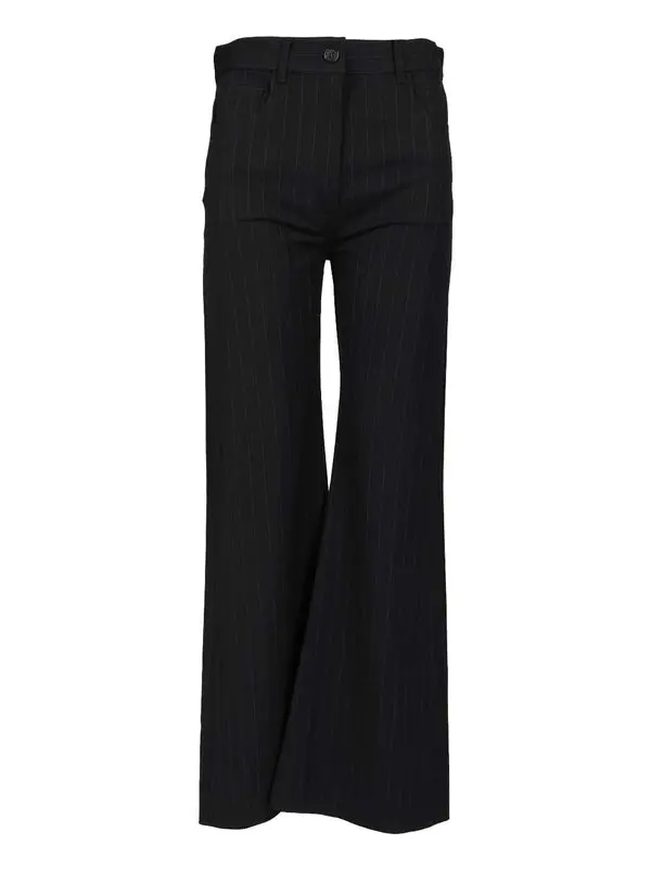 Acne Studios Pinstriped Trousers - Blue