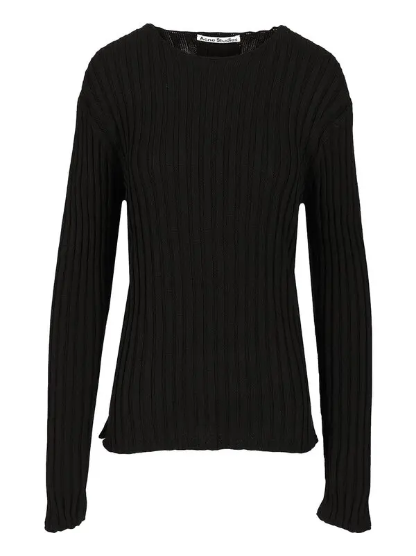 Acne Studios Crew Neck Sweater - Black