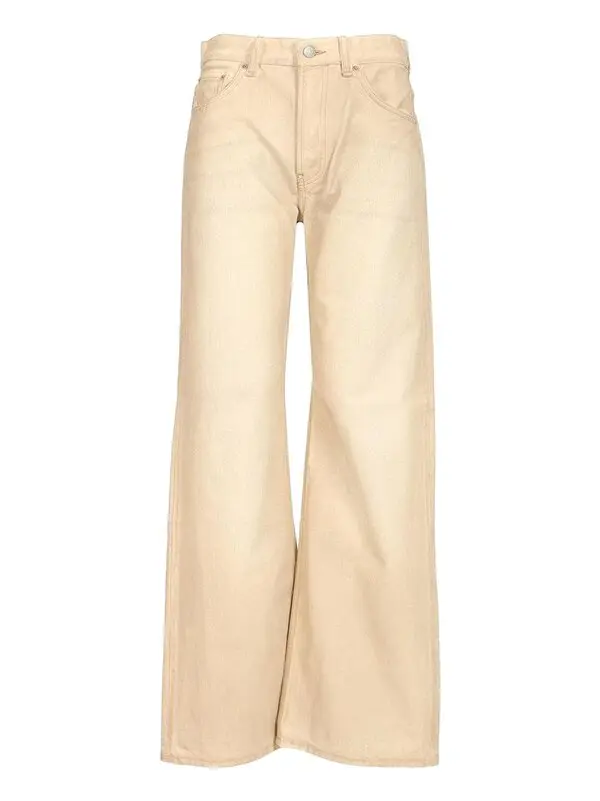 Acne Studios Wide Leg Jeans - Cream