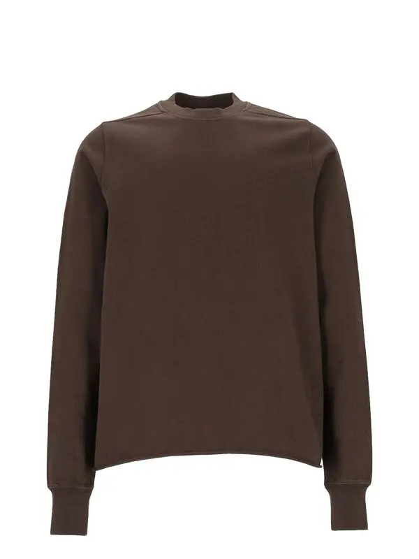 Rick Owens Cotton Jersey Sweatshirt - Brown