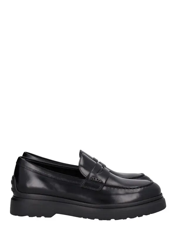 TOD'S Leather Moccasin - Black