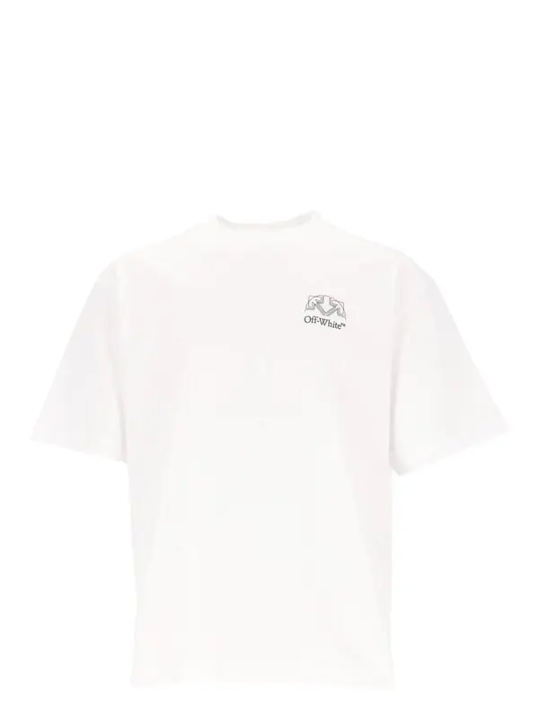 Off-White Skate T-shirt Half Arrow - White