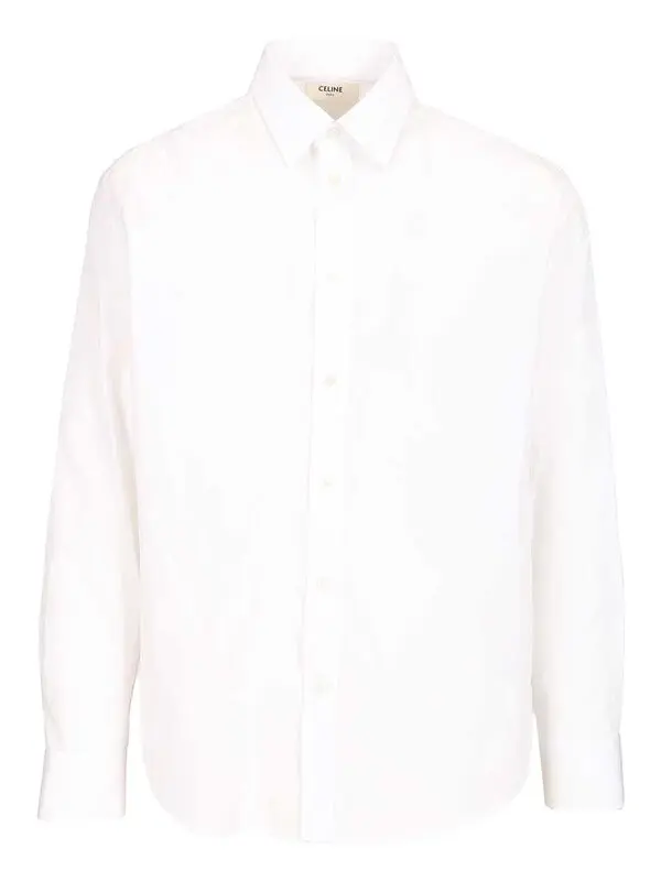 Celine Formal Cotton Shirt - White