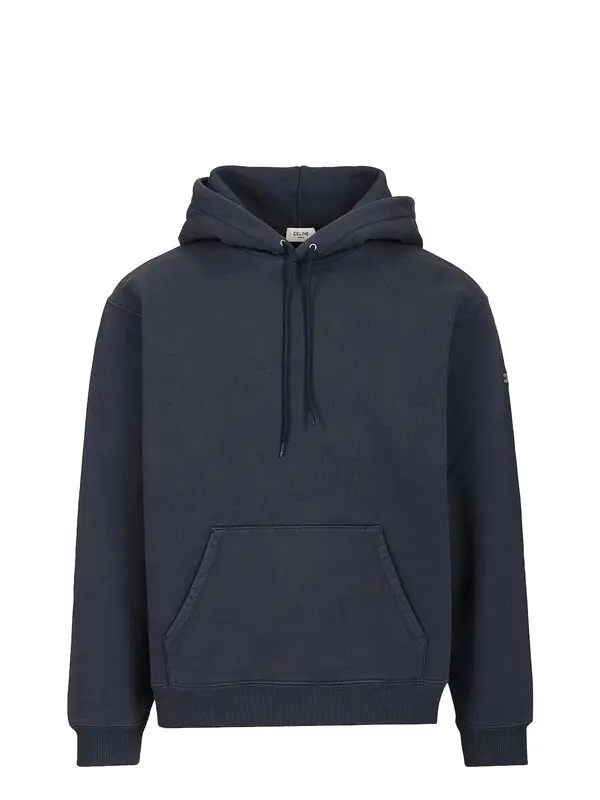 Celine Cotton Hoodie - Blue