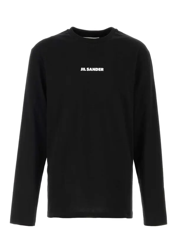 JIL SANDER Cotton T-shirt - Black