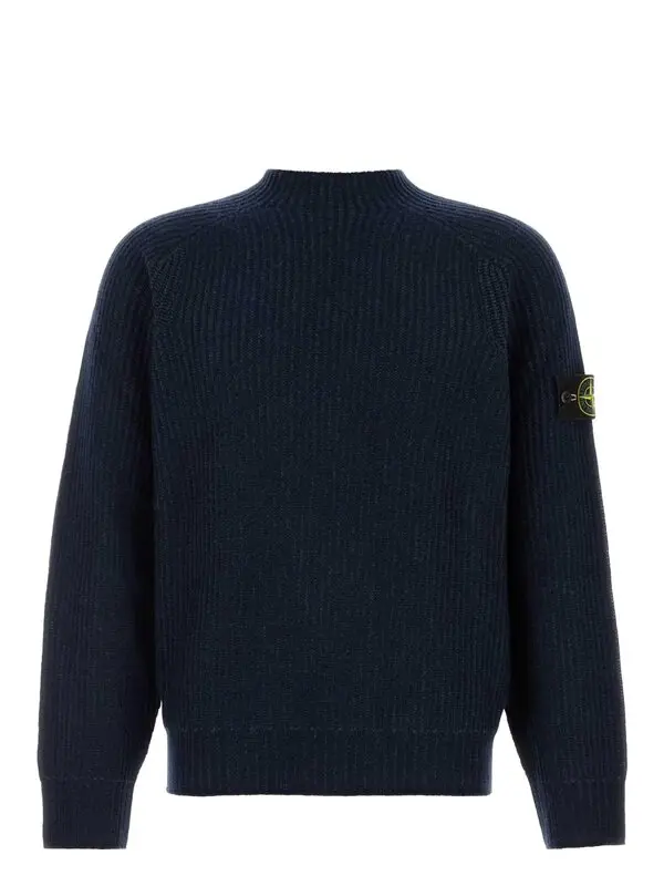 Stone Island Midnight Cashmere Blend Sweater - Blue
