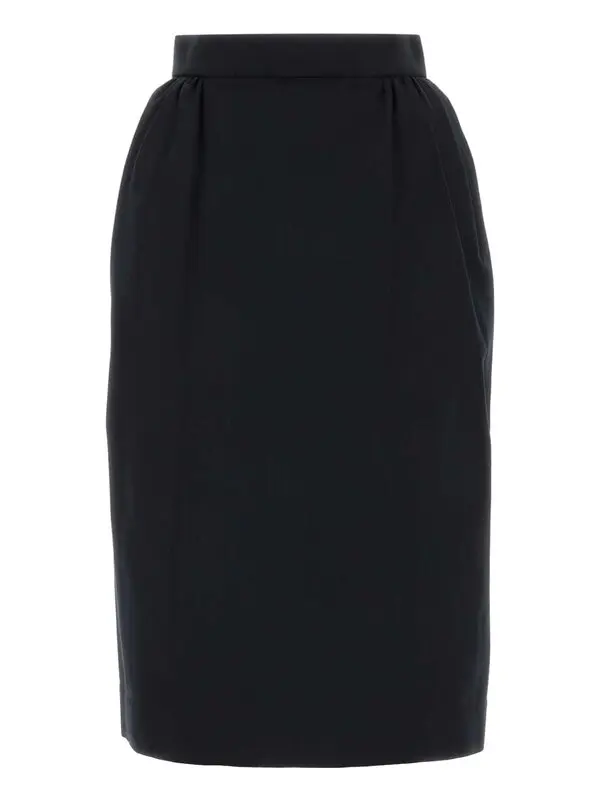 VIVIENNE WESTWOOD Midnight Cotton Blend Skirt - Blue