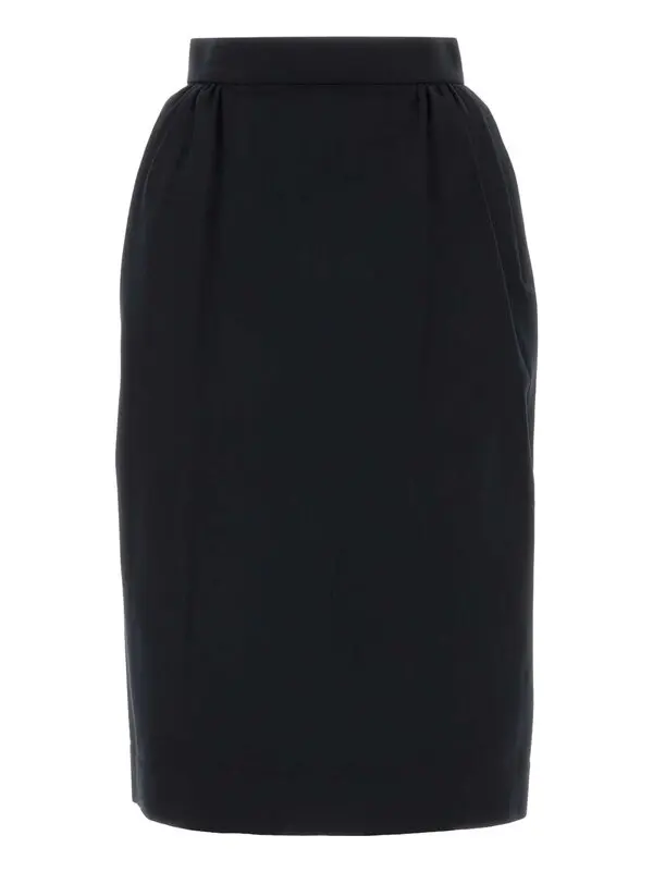 VIVIENNE WESTWOOD Midnight Cotton Blend Skirt - Blue