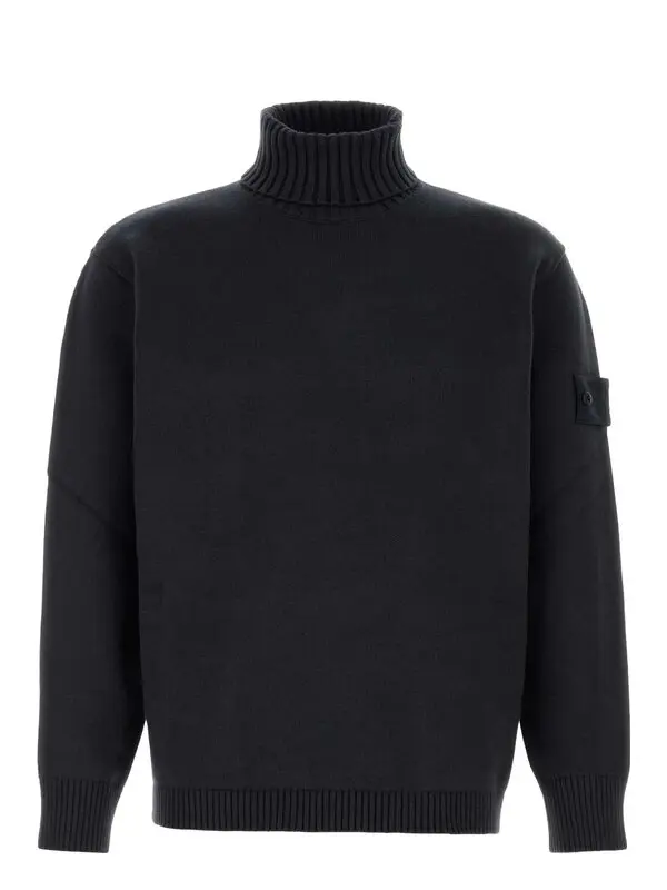 Stone Island Midnight Stretch Cotton Sweater - Blue