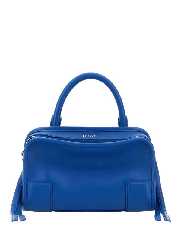 Loewe Leather Mini Amazona Handbag - Blue