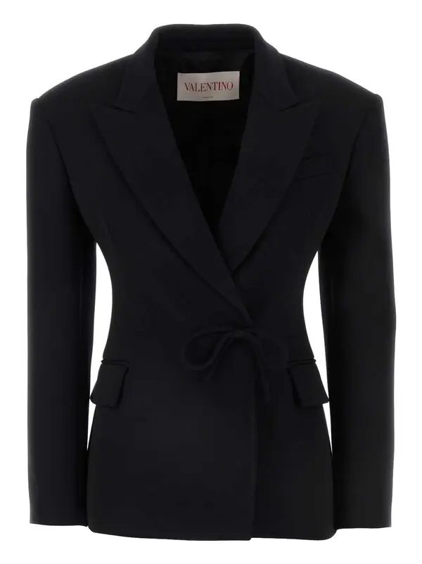 Valentino Garavani Wool Blazer - Black