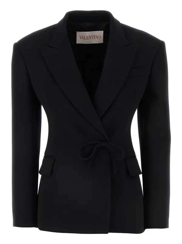 Valentino Garavani Wool Blazer - Black