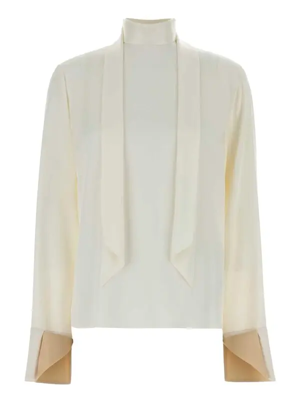 Stella McCartney Satin Blouse - White