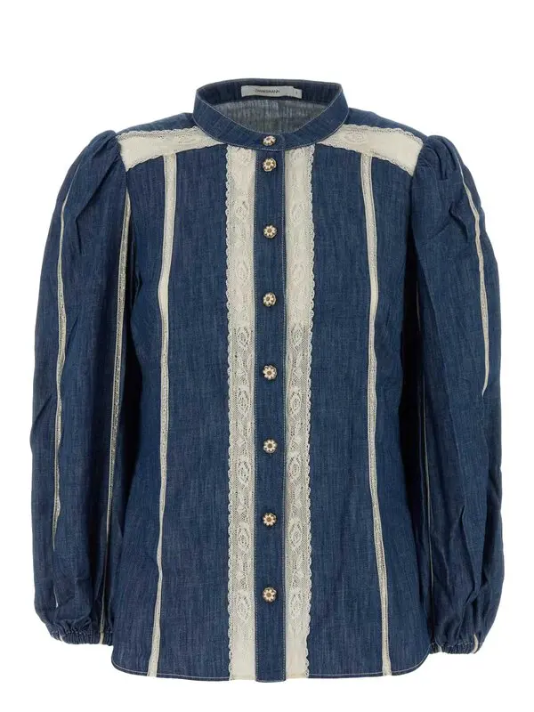Zimmermann Denim Awaken Shirt - Blue