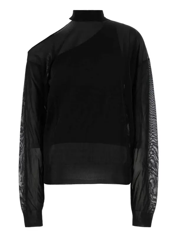 Fendi Viscose Sweater - Black
