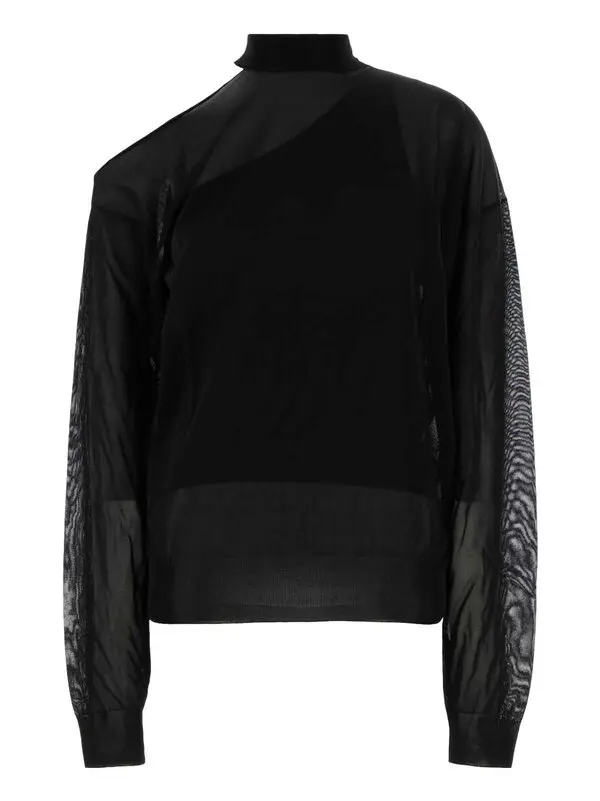 Fendi Viscose Sweater - Black