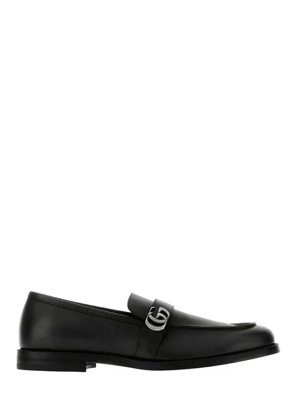 Gucci Leather Loafers - Black
