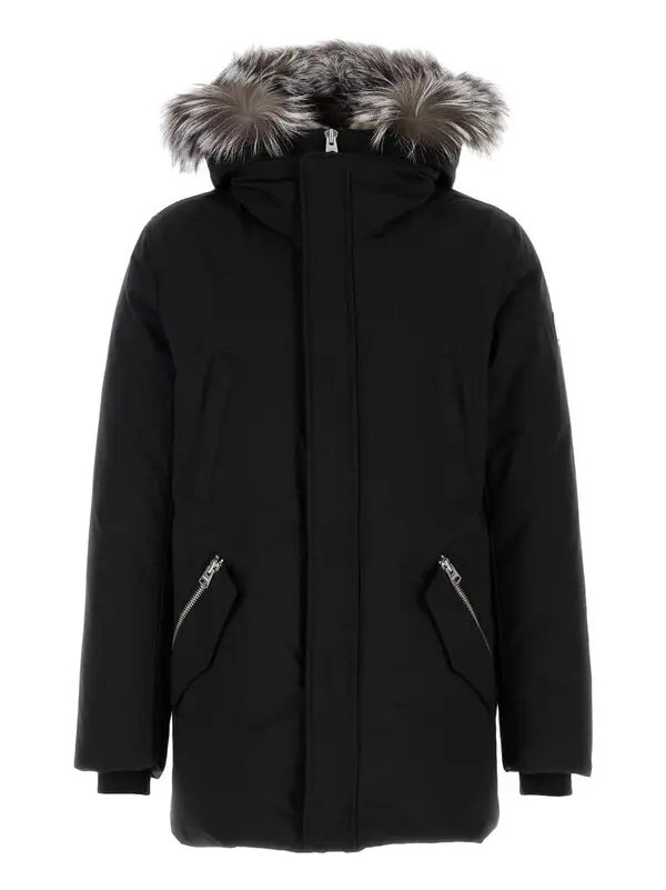 Mackage Nylon Blend Edward Down Jacket - Black