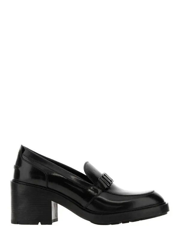 FERRAGAMO Leather Marla Pumps - Black