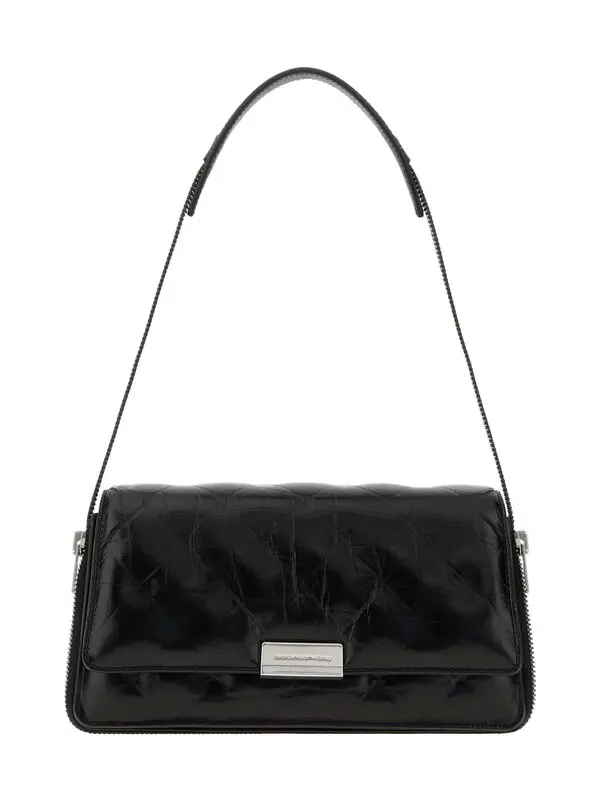 Alexander Wang Black Leather Siren Shoulder Bag - Multicolor