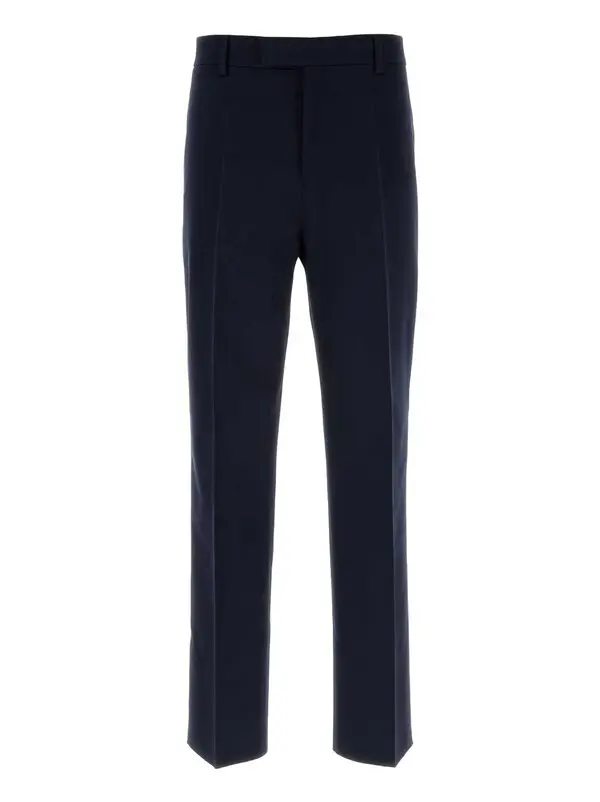 FERRAGAMO Navy Wool Pant - Blue