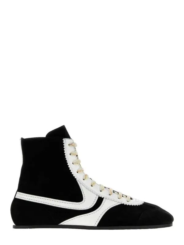 Dries Van Noten Suede Sneakers - Black