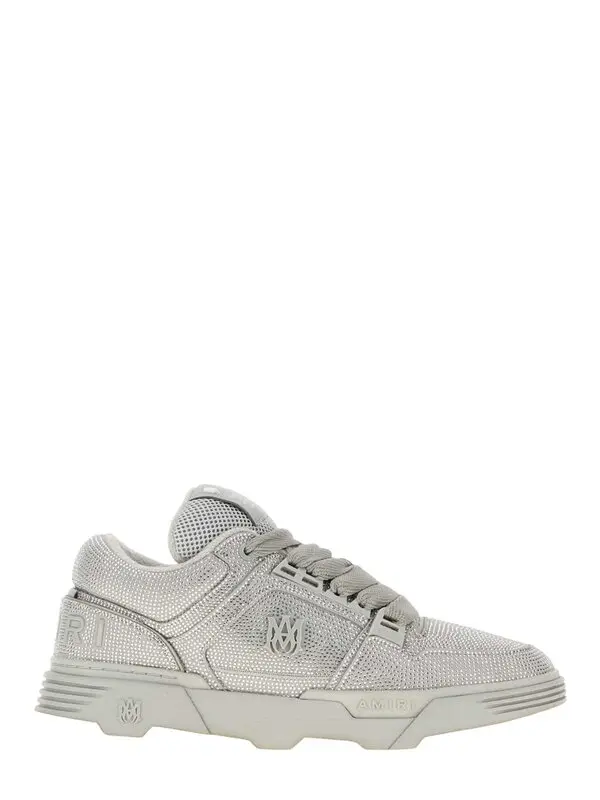 Amiri Grey Suede Crystal Ma-1 Sneakers - Gray