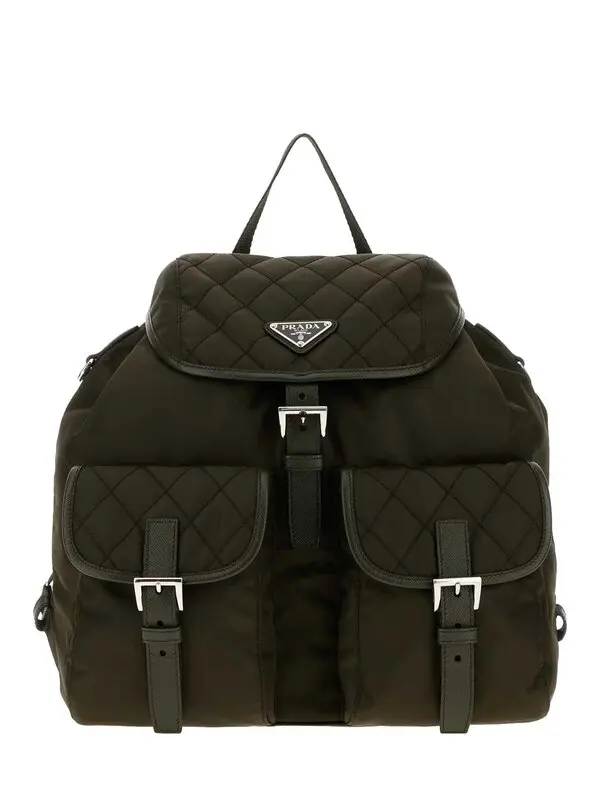Prada Olive Geren Re-nylon Backpack - Green