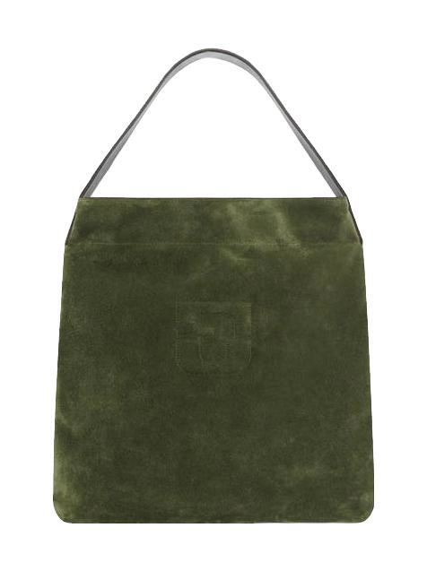 Gerard Darel Lady Gd Suede Tote Bag - Moss