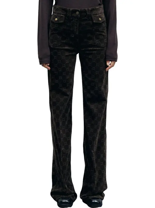 Gerard Darel High-rise Wide-leg Jeans - Brown