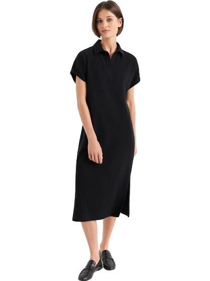 PACT Organic Cotton Roam Go Anywhere Dress - Black